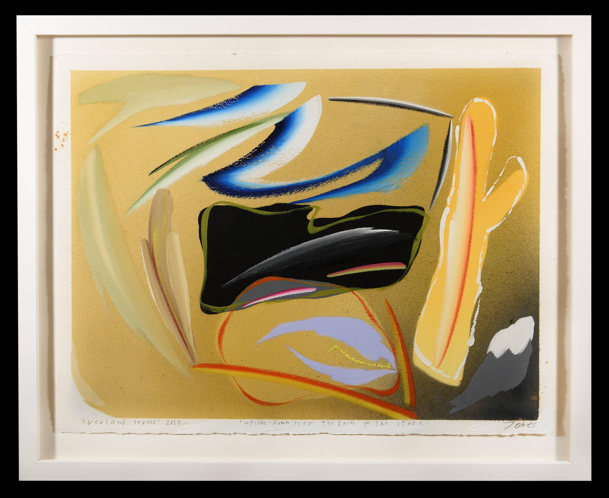 Martyn Jones - Surrealist Abstract Painting Pair, Martyn Jones British ...