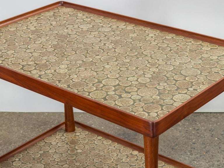 Martz Coin Tile Bar Cart For Sale at 1stDibs | tile cart for sale, tile ...