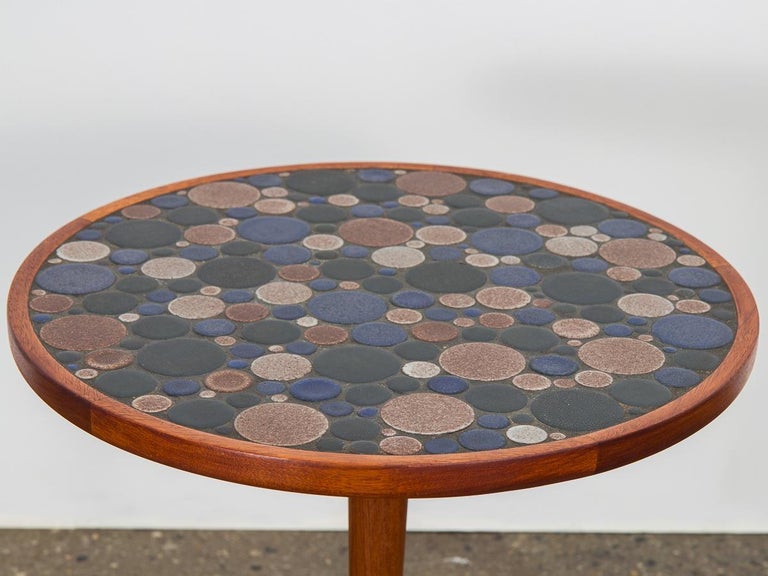 Martz Coin Tile Side Table at 1stDibs