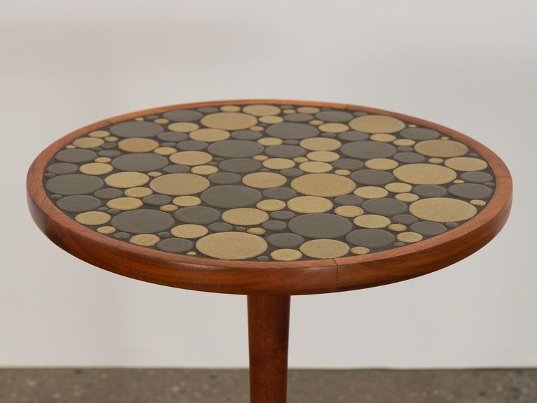 Martz Coin Tile Side Table For Sale at 1stDibs