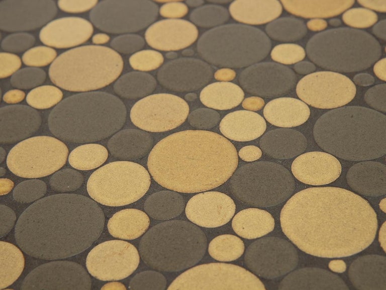 Martz Coin Tile Side Table For Sale at 1stDibs