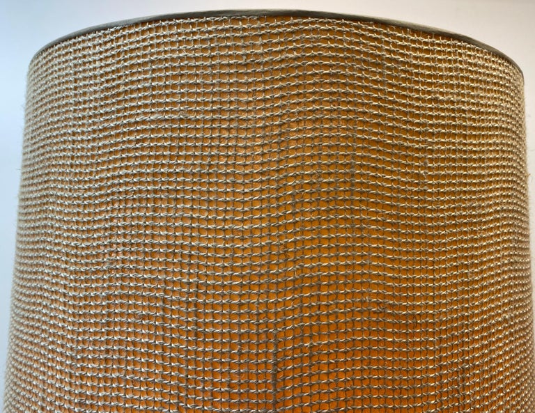 Martz Malt Glaze Large Scale Table Lamp with Shade, C.1960 For Sale at ...