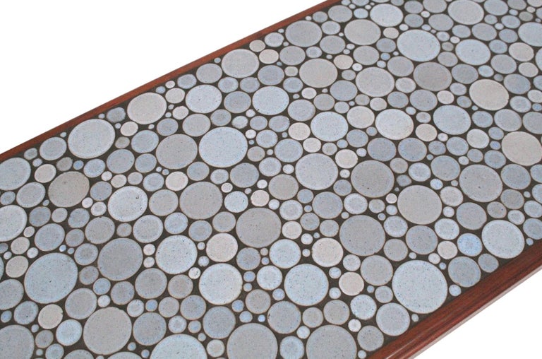 Martz Tile Top Console Table for Marshall Studios at 1stDibs