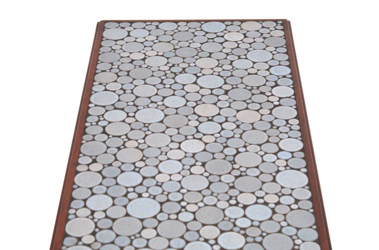 Martz Tile Top Console Table for Marshall Studios at 1stDibs