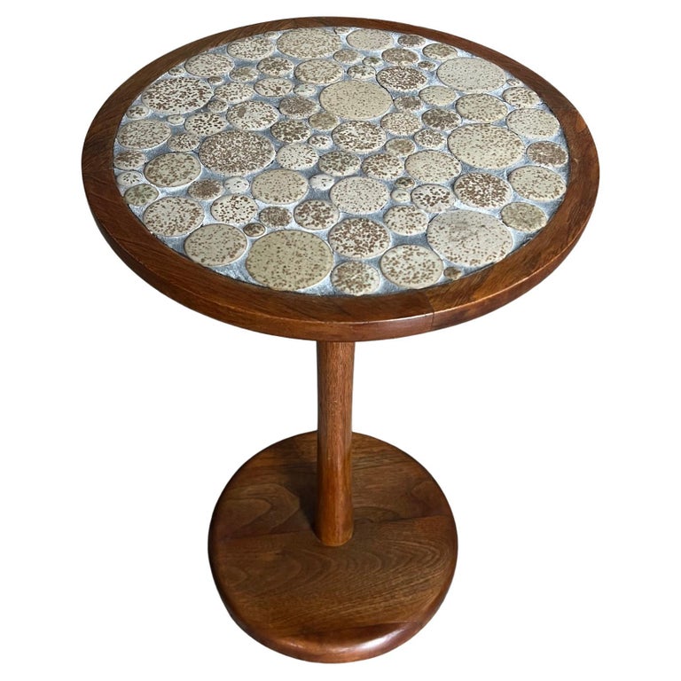 Martz Tile Top Table For Sale at 1stDibs