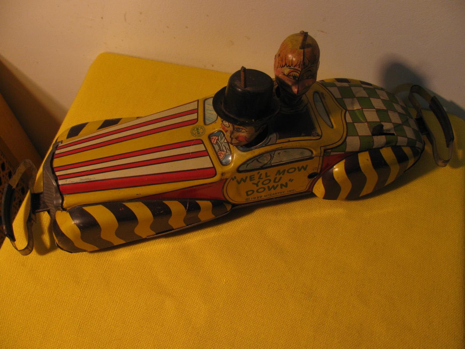Marx Tin Litho Charlie McCarthy Mortimer Snerd Reversible Coupe, circa ...