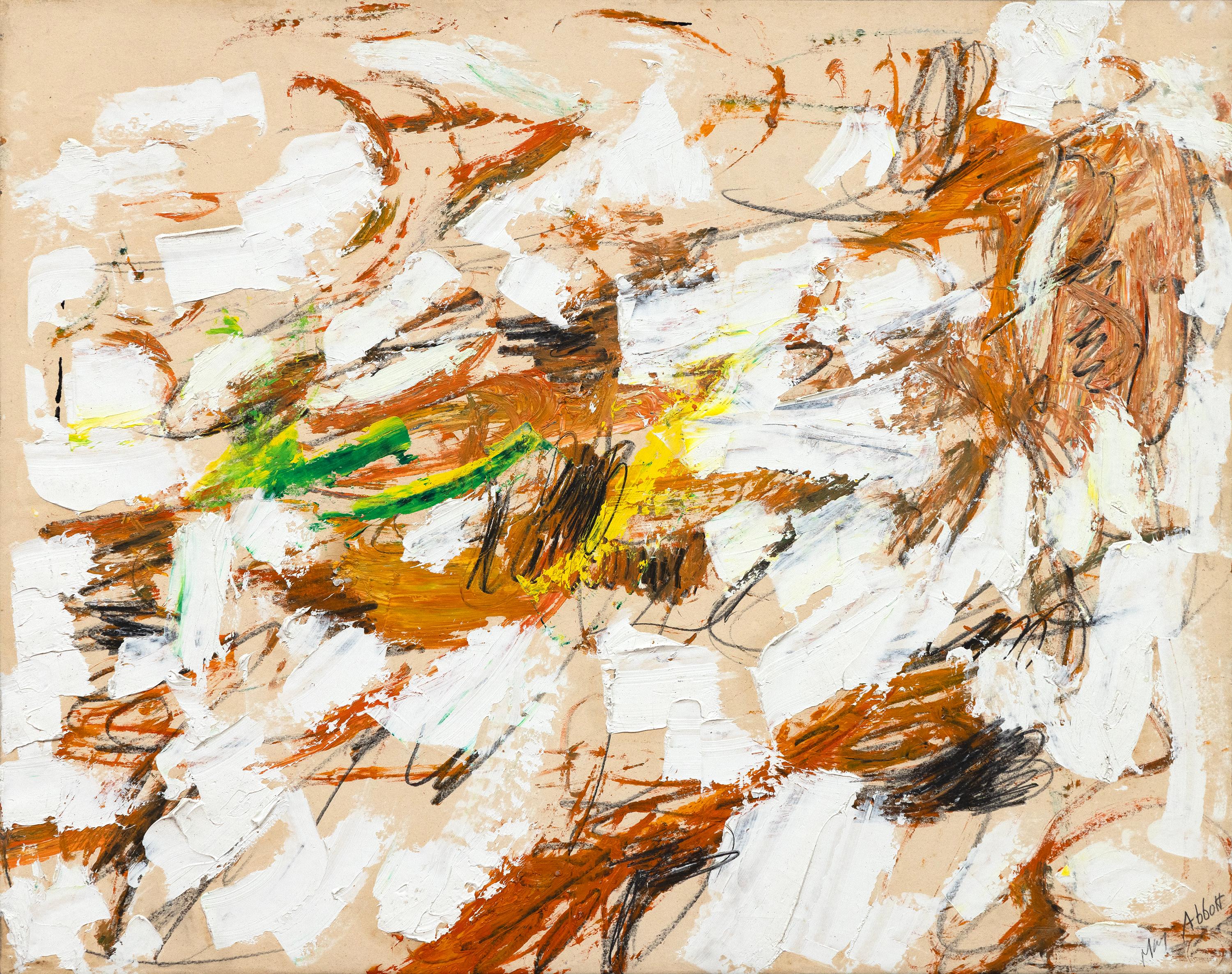 Mary Abbott - Abstract Expressionist Summer Flowers at 1stDibs | mary ...