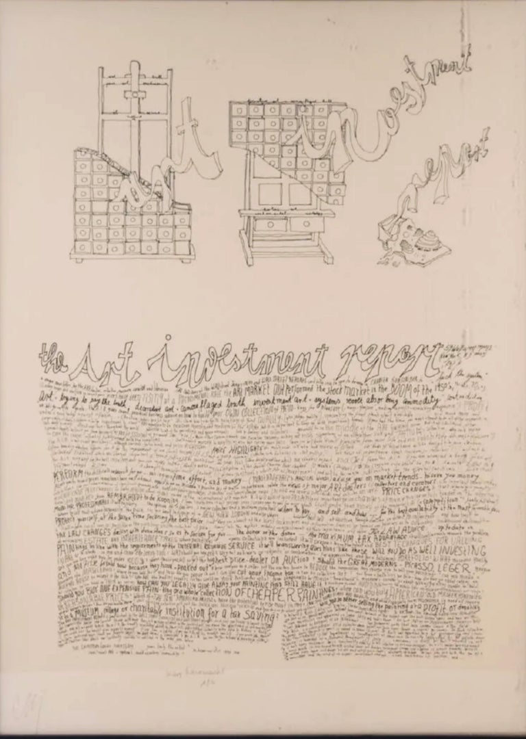 Mary Bauermeister - Art Investment Report For Sale at 1stDibs