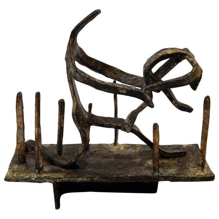Mary Callery Midcentury Bronze Sculpture, 1959, "Somersault No. 1" For ...