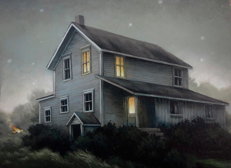 Mary Carroll - "It's Only the Wind" Acrylic Painting For Sale at 1stDibs