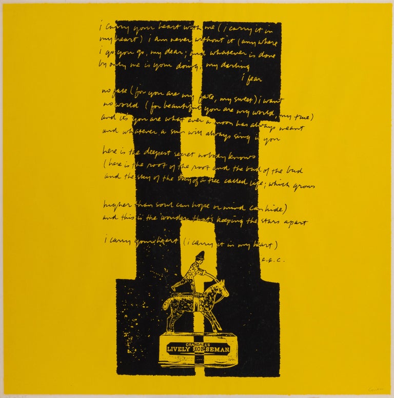 Mary Corita (Sister Corita) Kent - 'H', I carry your heart, Pop Art ...