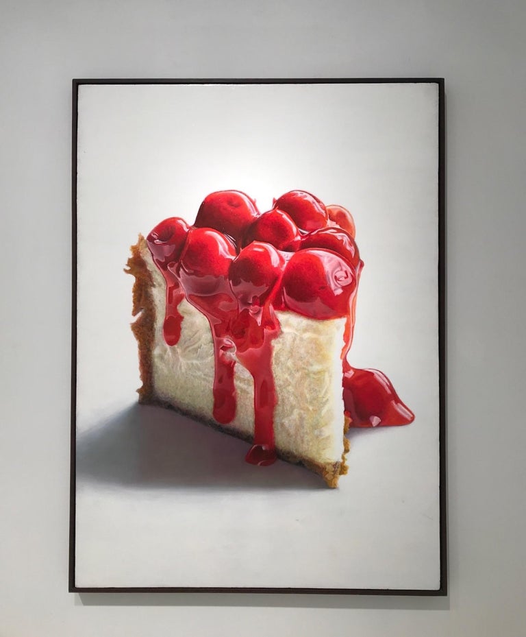 Mary Ellen Johnson - "Cherry Cheesecake" Photo-Realist Still Life ...