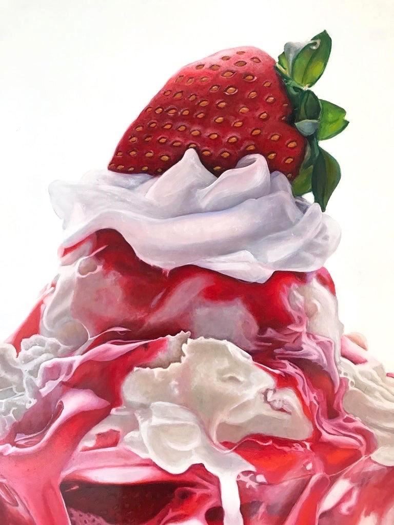 Mary Ellen Johnson - "Strawberry Sundae" Delicious Photo Realism of ...