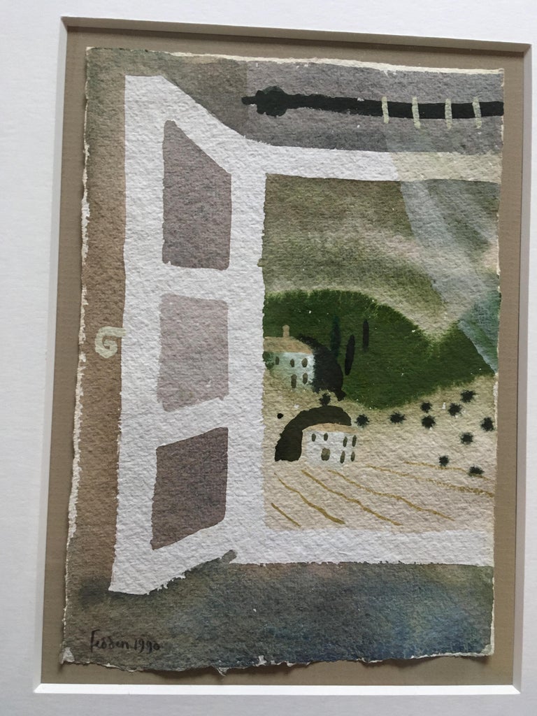 Mary Fedden - "View from the Open Window" at 1stDibs