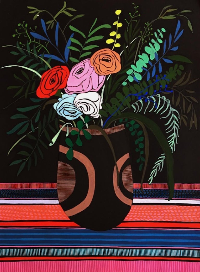 Mary Finlayson - Flowers II, 2020, Mary Finlayson, Gouache on Paper ...