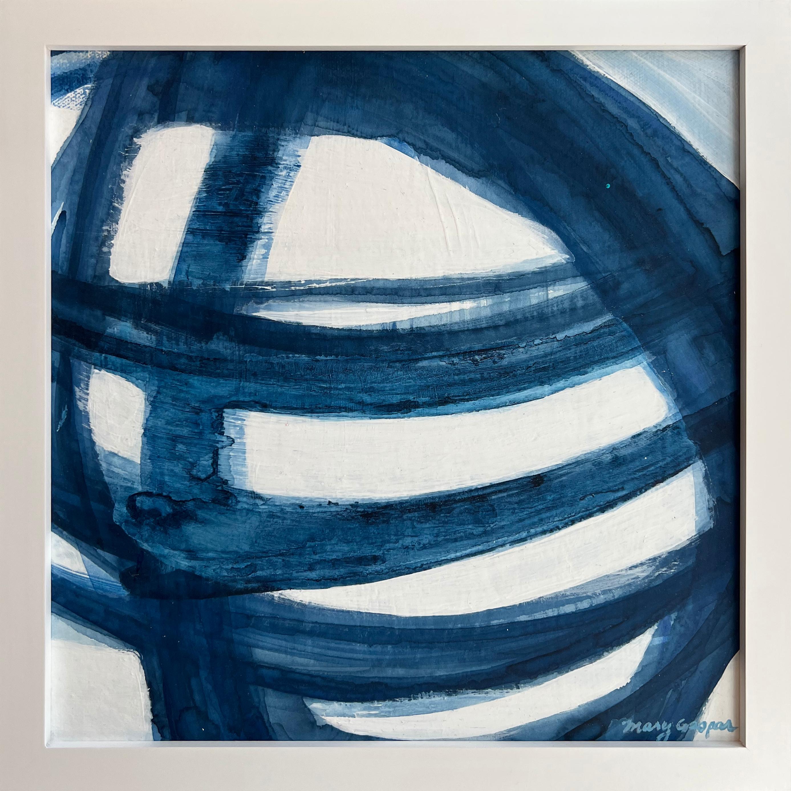 Mary Gaspar - "Steady Stream I," Abstract Painting For Sale at 1stDibs