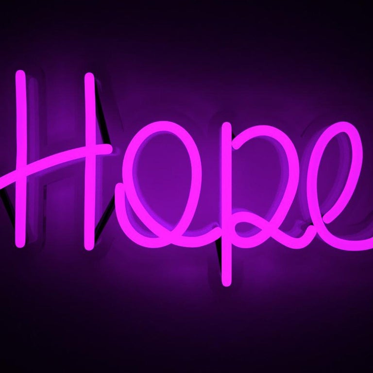 Mary Jo McGonagle - Hope For Sale at 1stDibs | hope neon, neon hope
