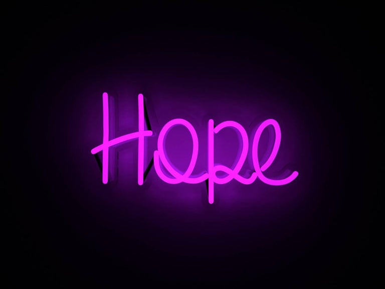 Mary Jo McGonagle - Hope For Sale at 1stDibs | hope neon, neon hope