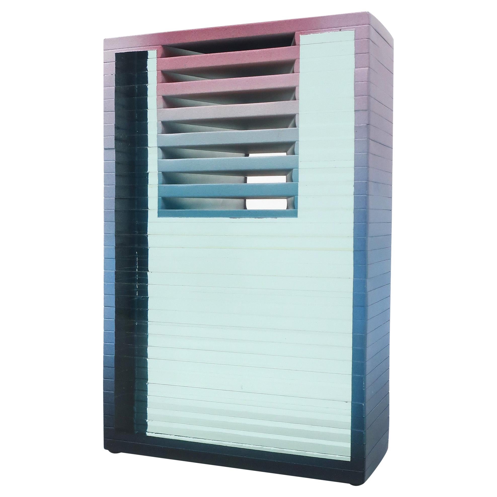 Mary Kay Simoni “Yin Yang Window” Art Glass Sculpture, '1995' at 1stDibs