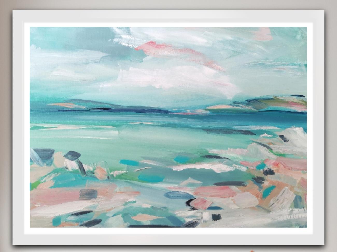 Mary McDonald - Winter's Edge, Mary McDonald, Original Abstract Water ...