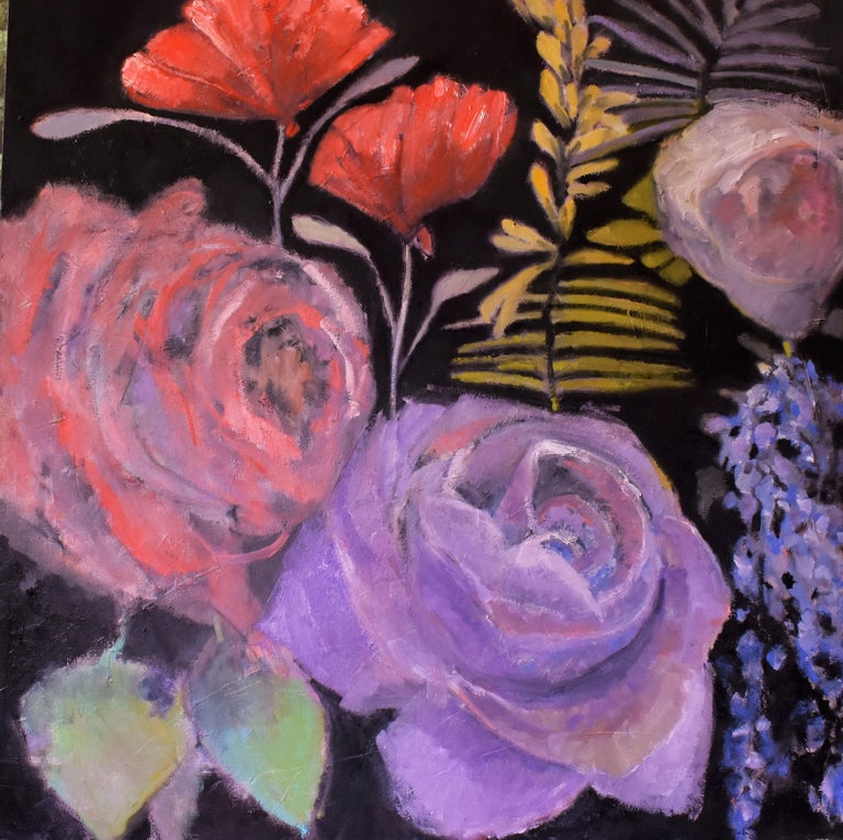 Mary Pratt - Outspoken Floral, Oil Painting For Sale at 1stDibs