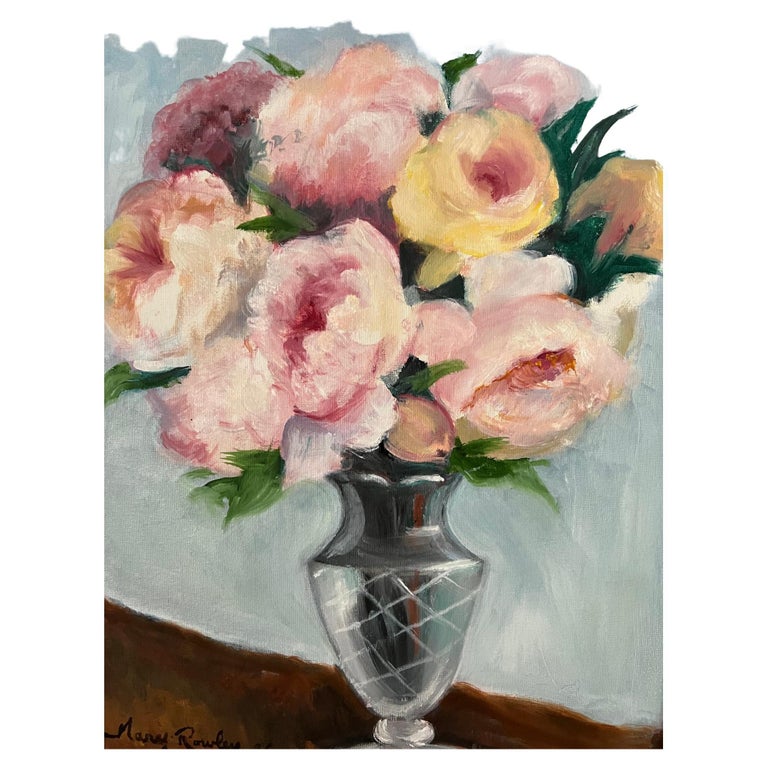 Mary Rowley Still Life Oil Painting For Sale at 1stDibs