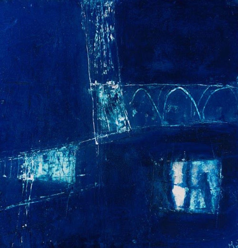 Mary Scott - Time to Come Home, Mary Scott, Abstract Art, Blue Art ...