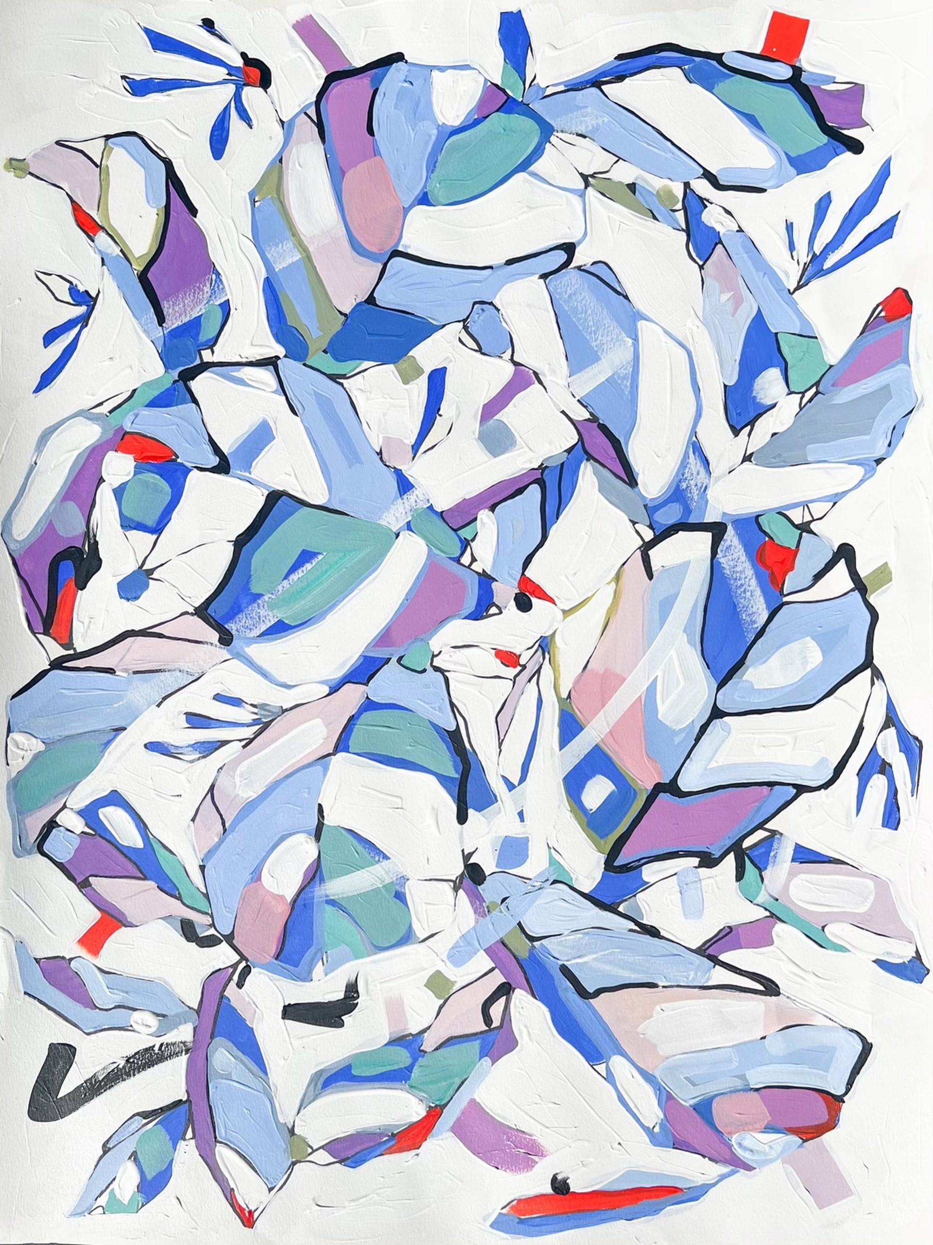 Mary Singleton - Swan Song II, acrylic painting, abstract, nature ...