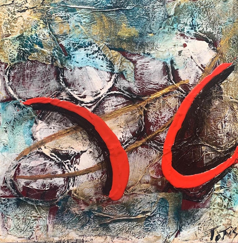 Mary Titus - Back To Back - Mary Titus - Abstract Painting - Mixed ...