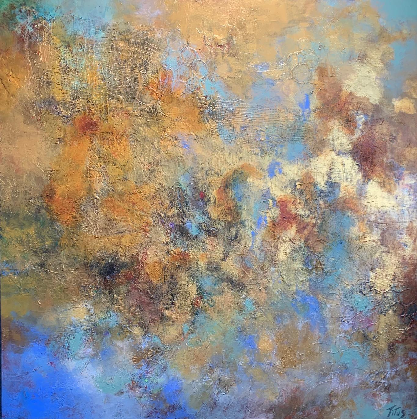 Mary Titus - Good Fortune - Mary Titus - Abstract Painting - Mixed ...