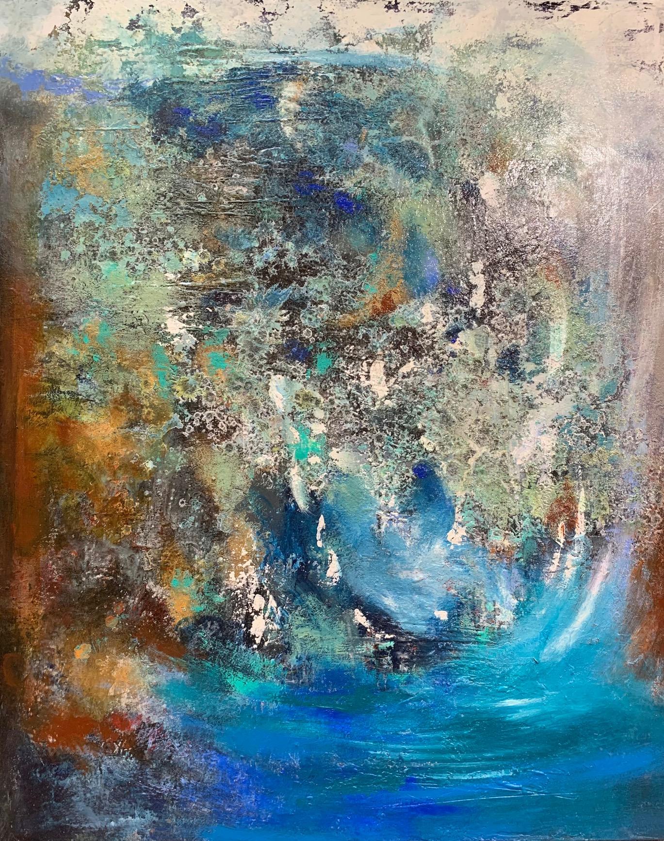 Mary Titus - Underwater - Mary Titus - Abstract Painting - Mixed Media ...