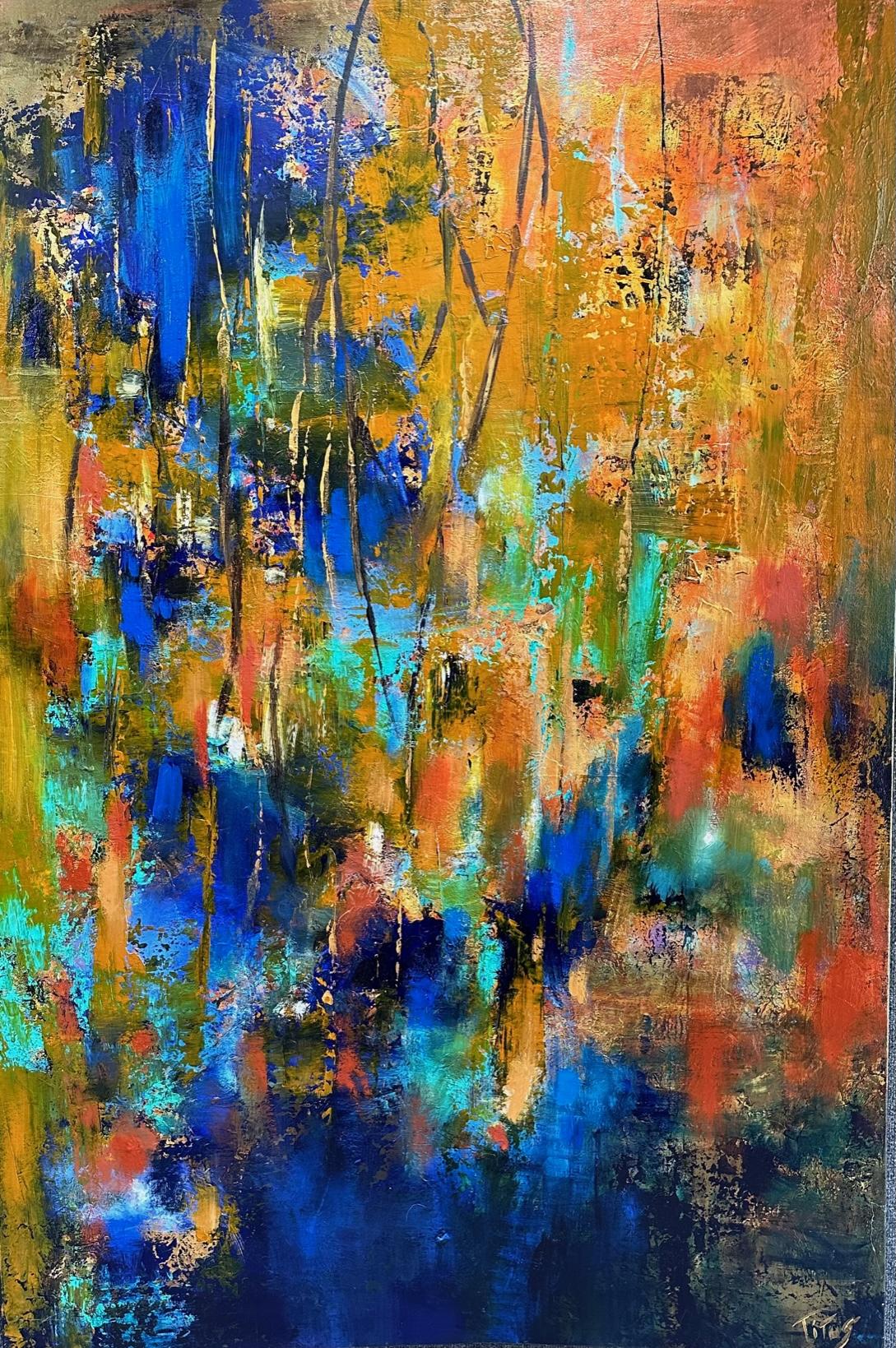 Mary Titus - Splender - Mary Titus - Abstract Painting For Sale at 1stDibs