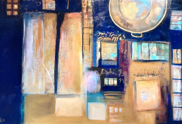 Mary Titus - Story Teller - Mary Titus - Abstract Painting - Mixed ...