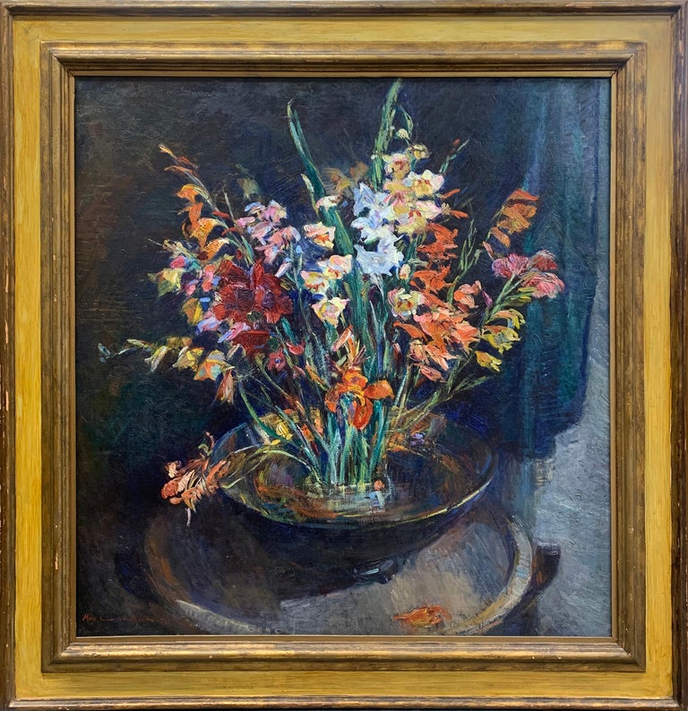 Mary Townsend Mason - Floral Still Life, Large Oil on Canvas ...
