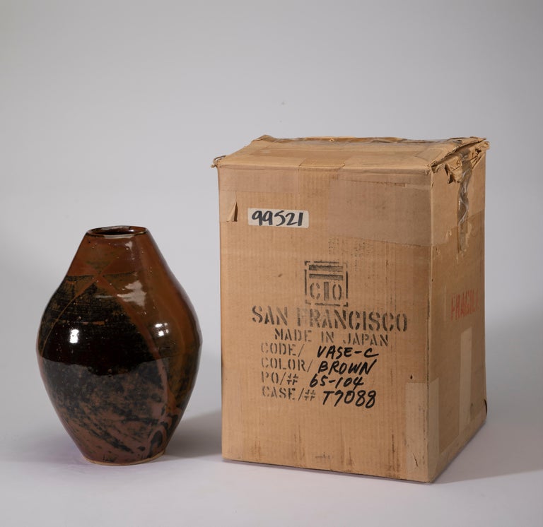 Mashiko Ware Vase For Sale at 1stDibs