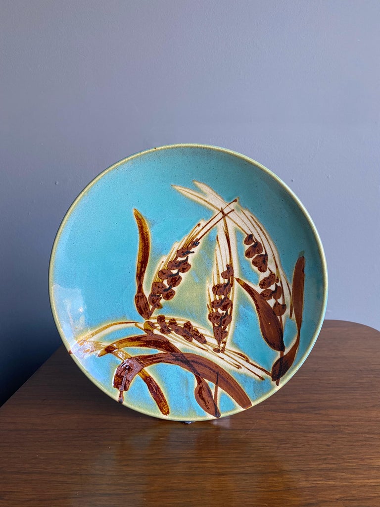 Mashiko Yaki Art Pottery Ceramic Charger, Japan, Circa 1970 For Sale at ...