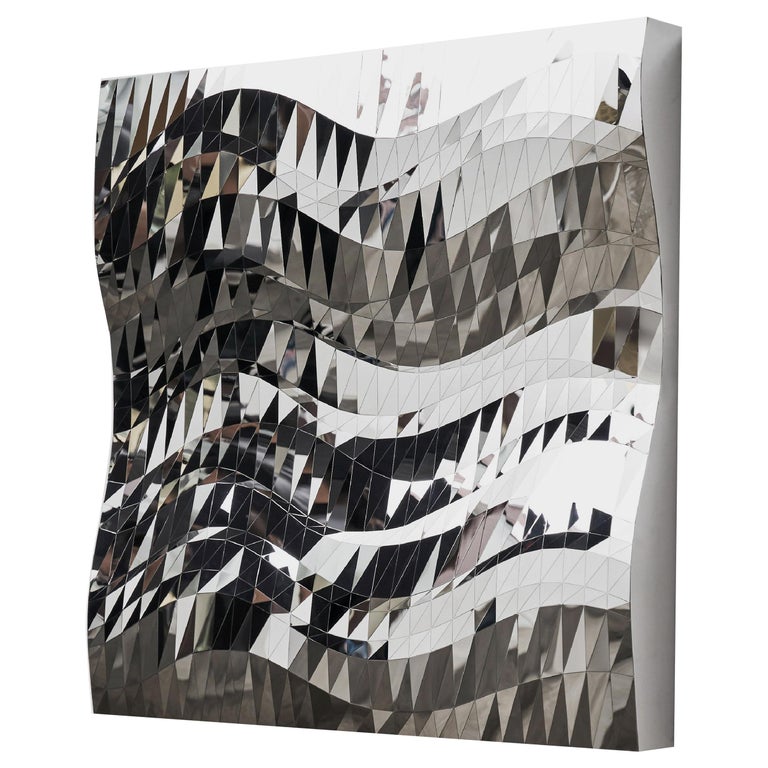 Mashing Mesh Object #MS-2 Stainless Steel Wall Mirror Decoration ...