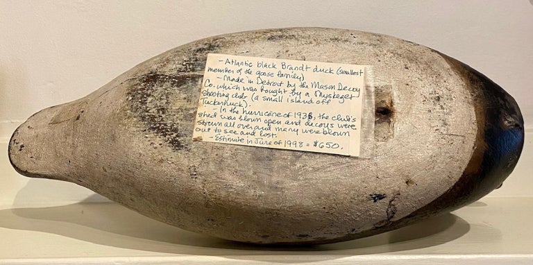 Mason Atlantic Coast Model Brant Decoy, circa 1920 at 1stDibs