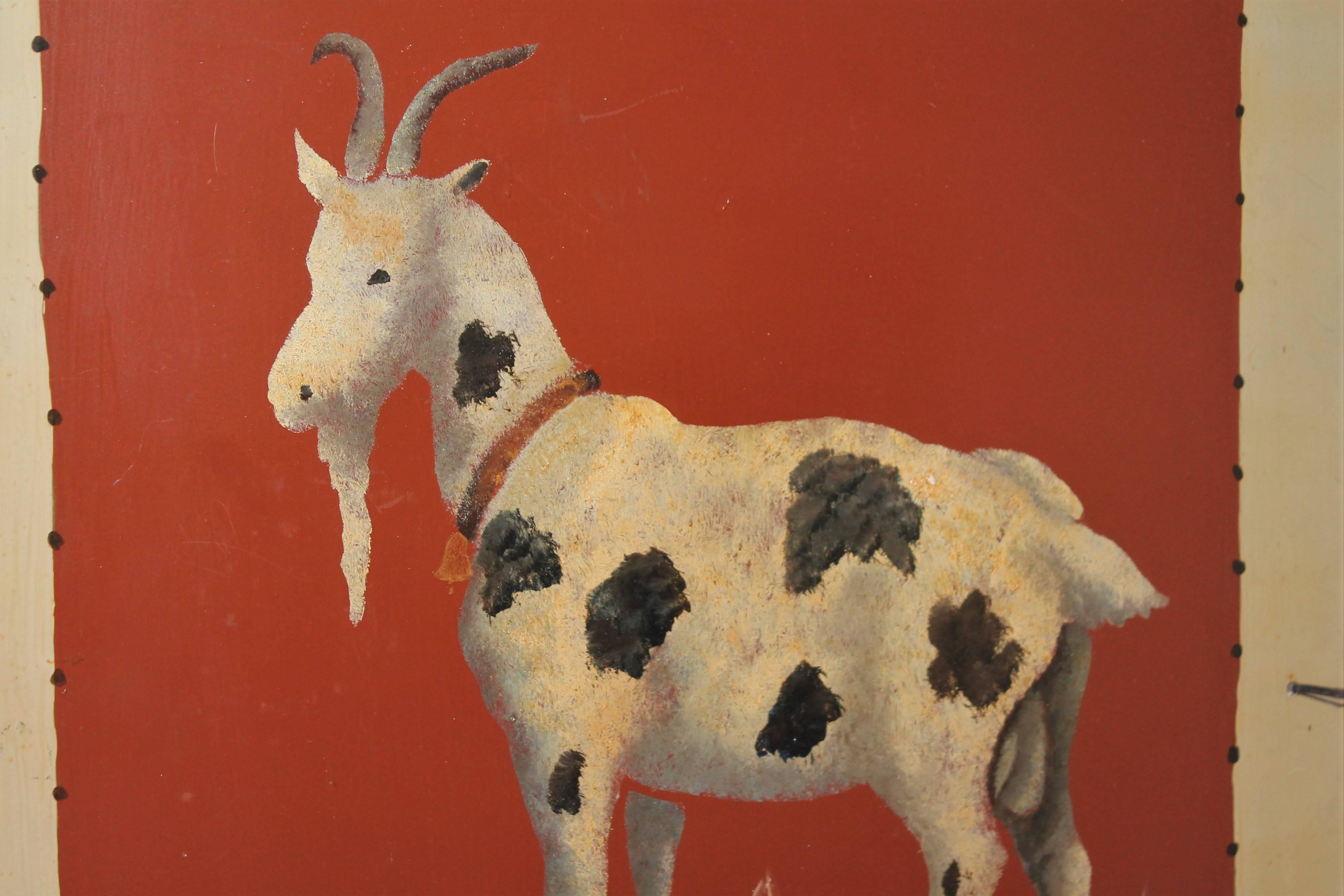 Masons Farm Sign, Goats Milk at 1stDibs