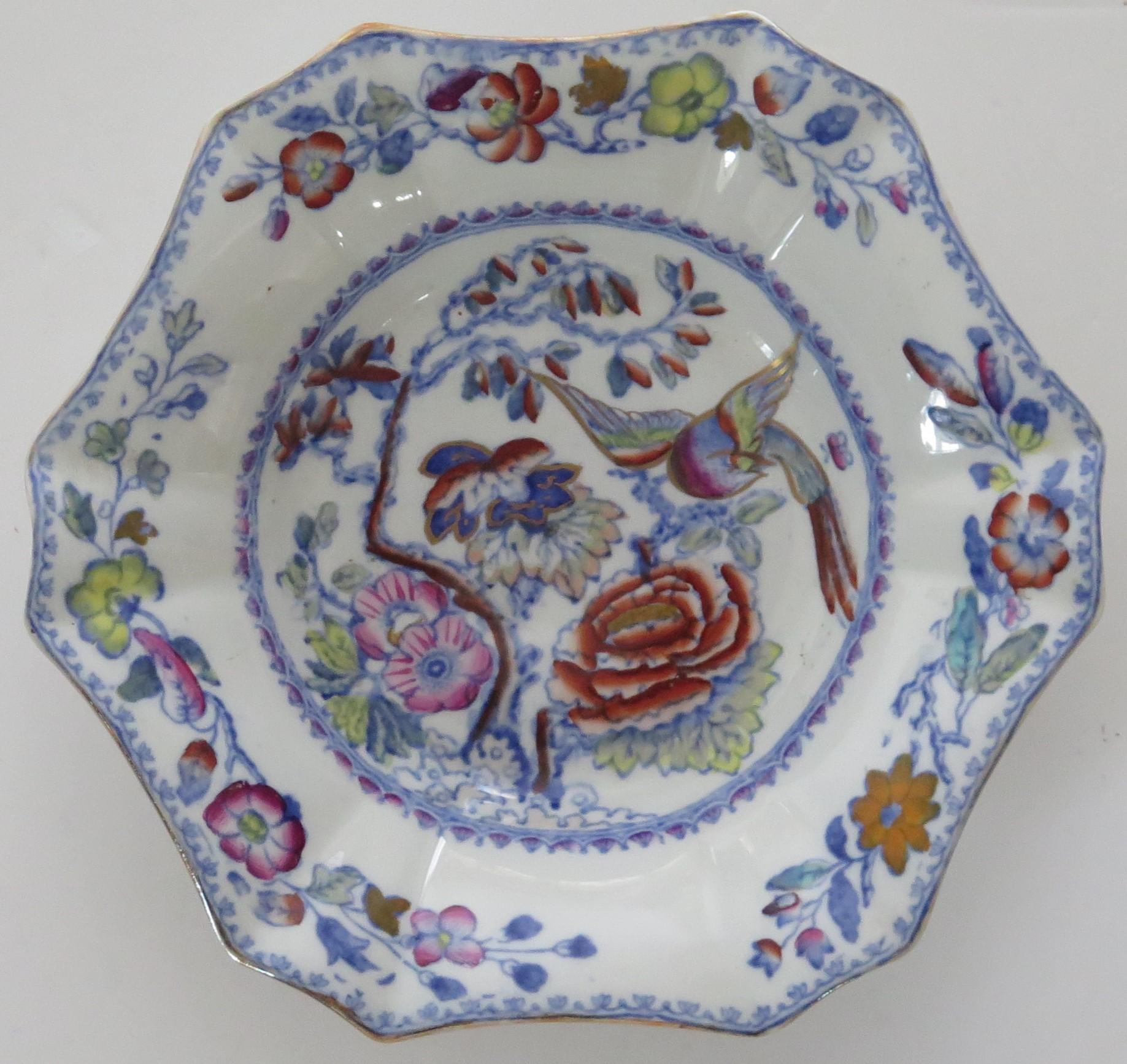 Mason's Ironstone Bowl or Dish in Flying Bird Pattern, circa 1900 For ...