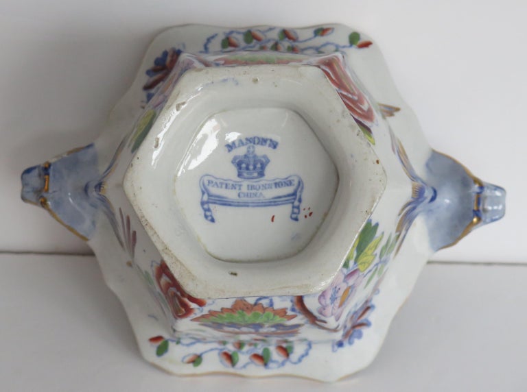 Mason's Ironstone Sauce Tureen in Flying Bird Pattern, Circa 1860 at ...