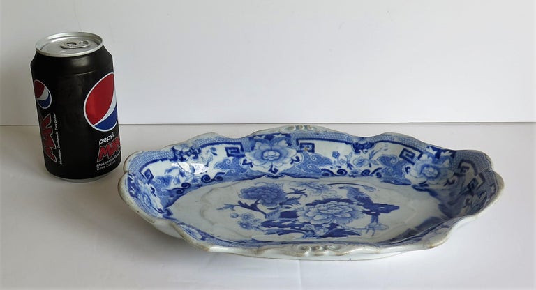 Mason's Ironstone Serving Dish Blue and White India Pheasants Pattern ...