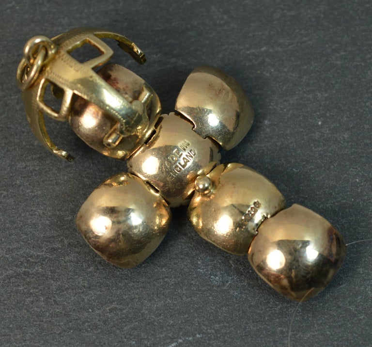 Masons Masonic 9 Carat Gold and Silver Ball Fob or Pendant at 1stDibs ...