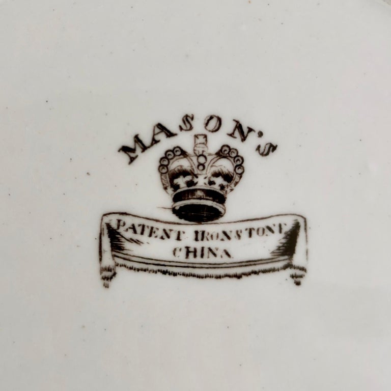 Mason's Patent Ironstone China Dessert Service, Early Victorian, 1835 ...