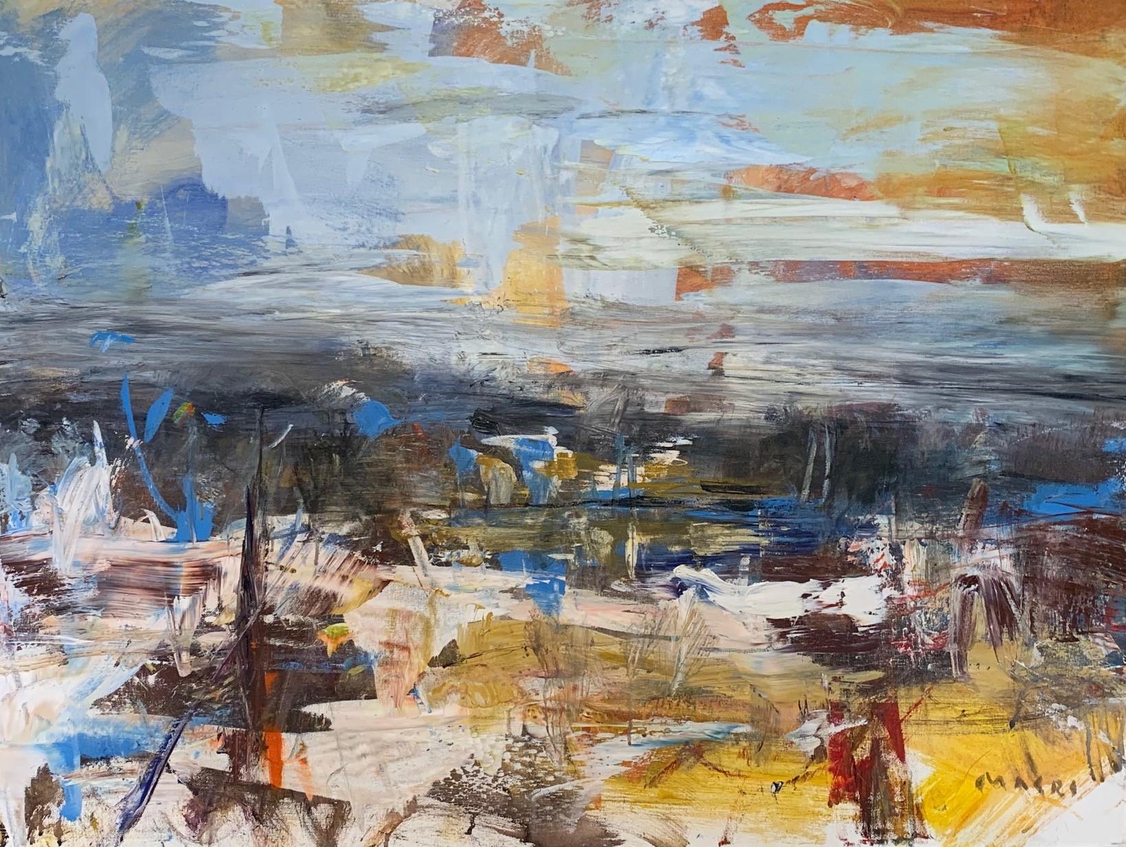 Oliver Foss - Expressionist Paris Street Scene Architectural Visionism ...