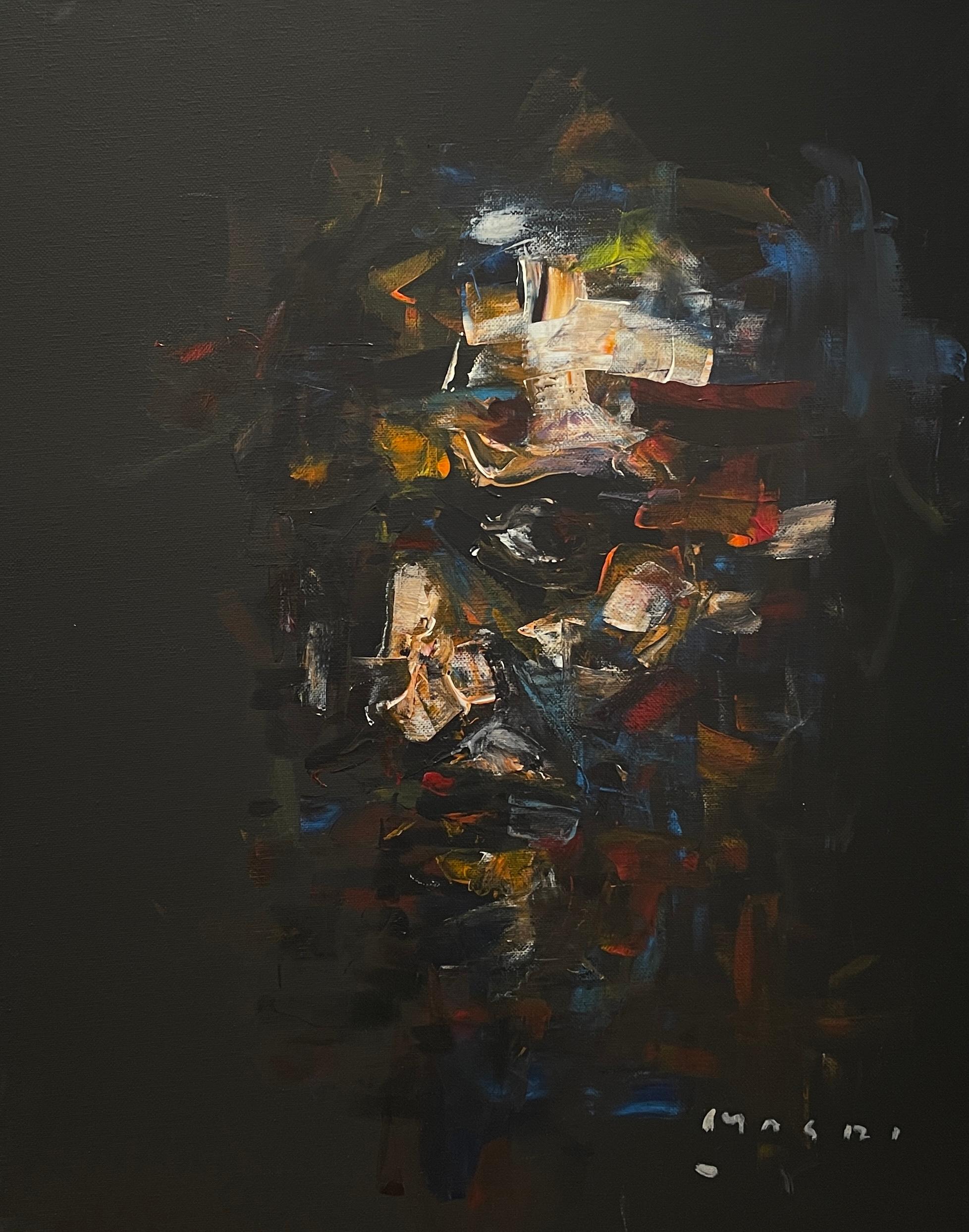 Masri Hayssam - "Shattered Mind" Mixed Media Abstract Expressionist ...