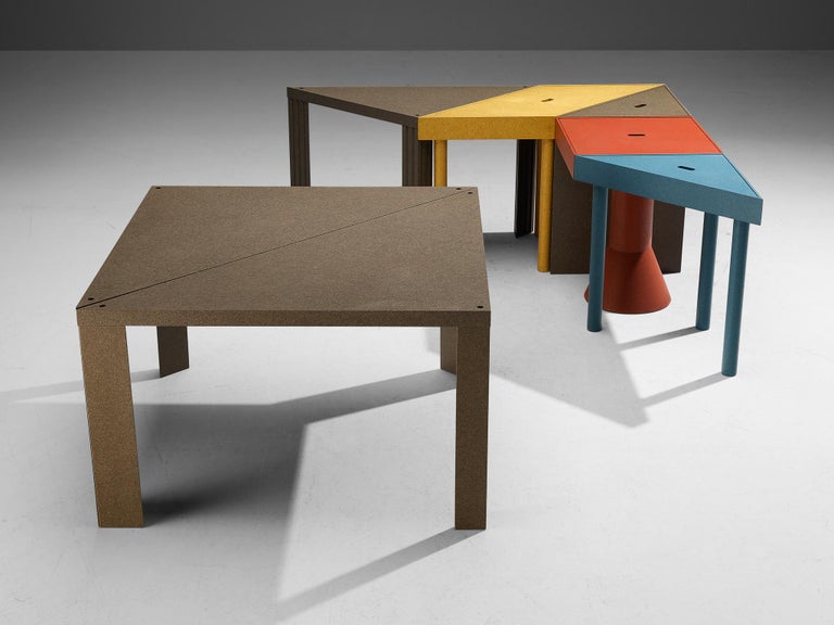 Massimo Morozzi for Cassina Modular ‘Tangram’ Dining Table For Sale at ...