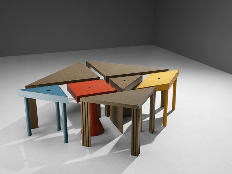 Massimo Morozzi for Cassina Modular ‘Tangram’ Dining Table For Sale at ...