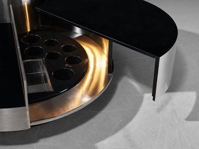 Massimo Papiri for Mario Sabot ‘Harry’s Bar’ Cocktail Table with Dry ...