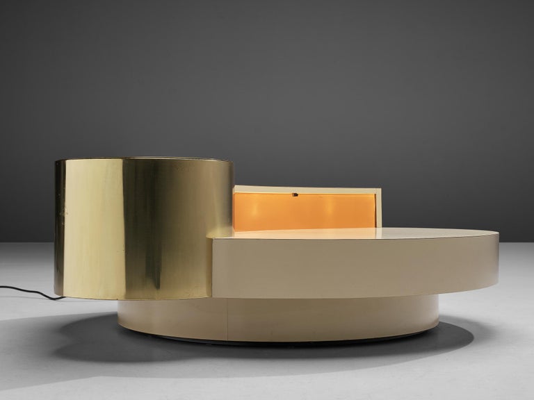 Massimo Papiri for Mario Sabot ‘Harry’s Bar’ Cocktail Table with Dry ...